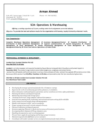 Resume (Arman Ahmed) | DOCX