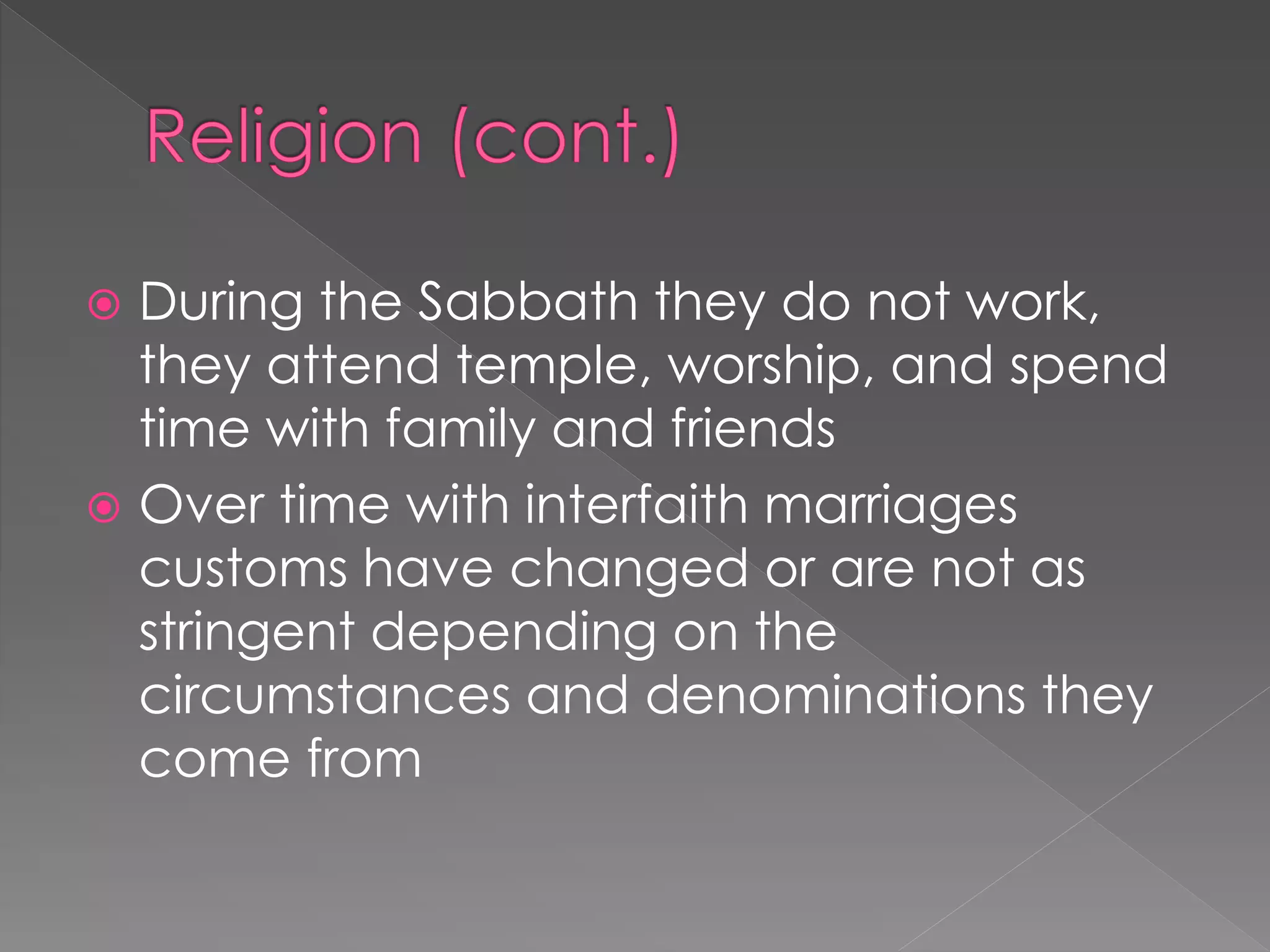 Jewish Culture powerpoint final copy | PPTX