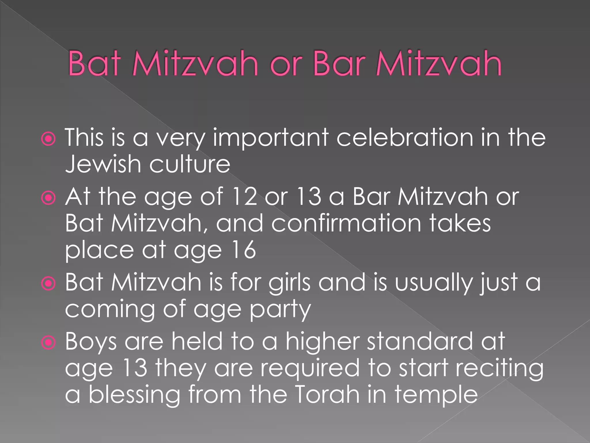 Jewish Culture powerpoint final copy | PPTX