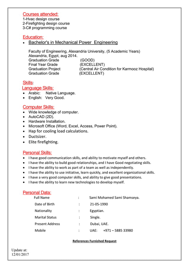 Mechanical Design Engineer | PDF | Technology & Computing