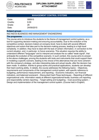 Courses attended with description | PDF