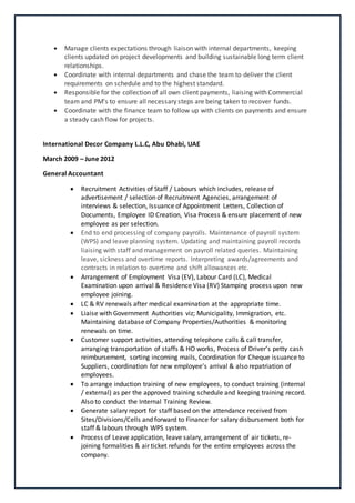 Rizwan CV Aug 2015 | PDF