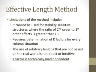 Overview of Direct Analysis Method of Design for | PPTX