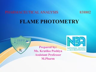 Flame photometry slide share instrumental method of analysis | PPT