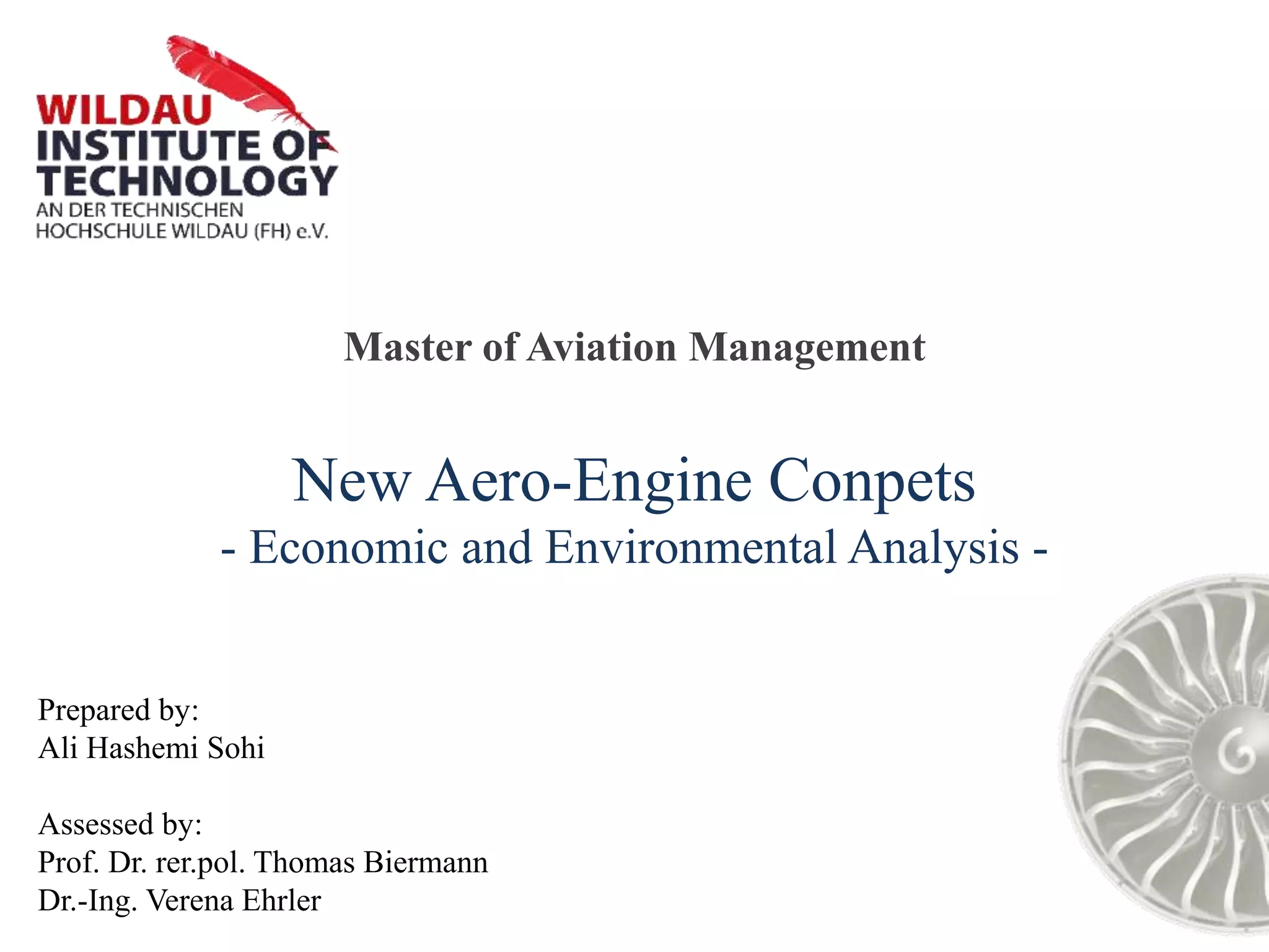 Ali Hashemi Sohi -AVIMA10-Mater thesis-New aero engine concepts1 | PPTX