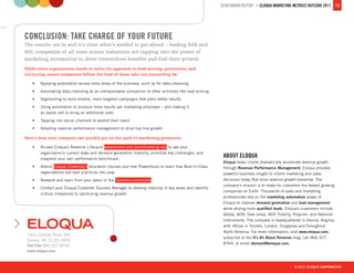 Eloqua_Benchmark_Report_April2011 | PPT