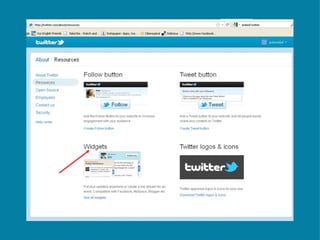 Tutorial_widget_twitter | PPT