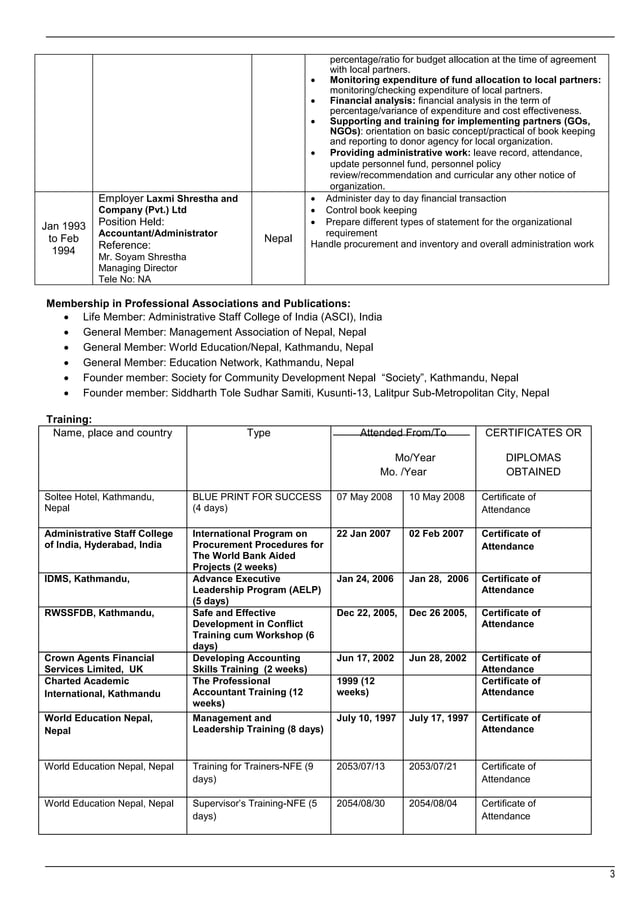 CV-WB Format-MJ-OHW | PDF
