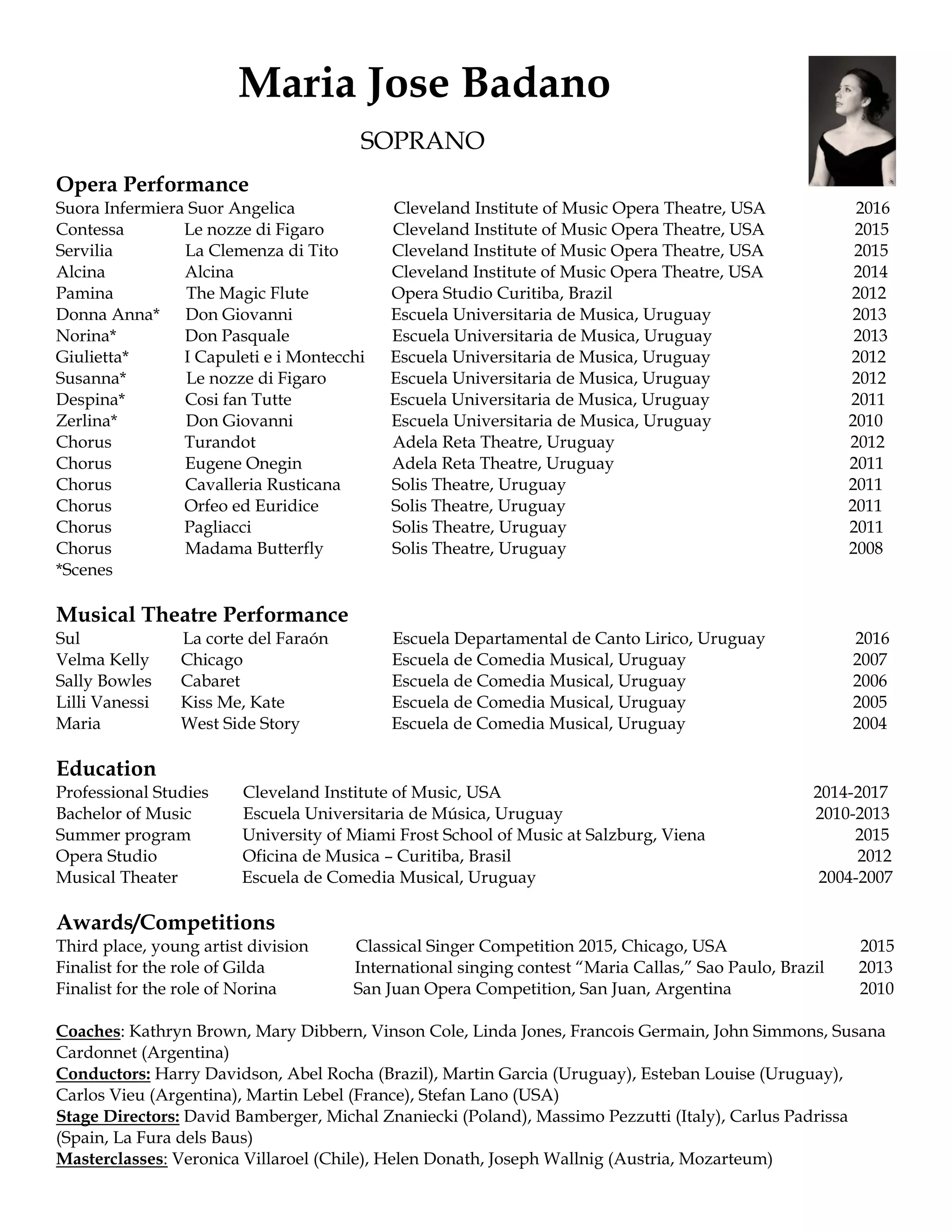 Maria Jose Badano - RESUME | PDF