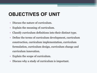 Curriculum Development and Instruction | PPTX