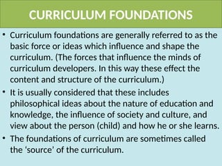 Curriculum development and management in science | PPTX