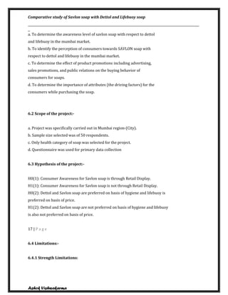 83905425 76456086-comparative-study-of-savlon | DOC