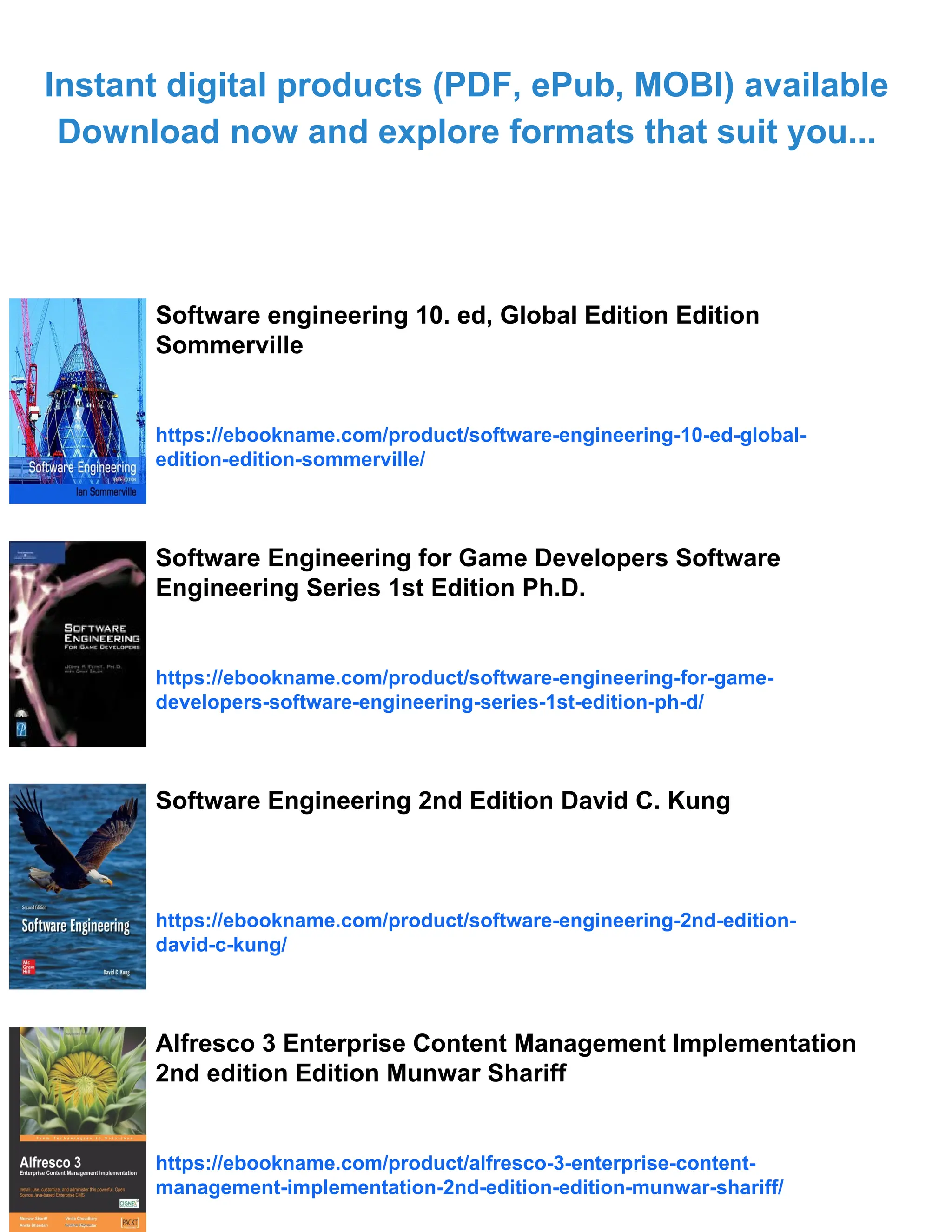 Software Engineering Update 8th Edition Ian Sommerville | PDF