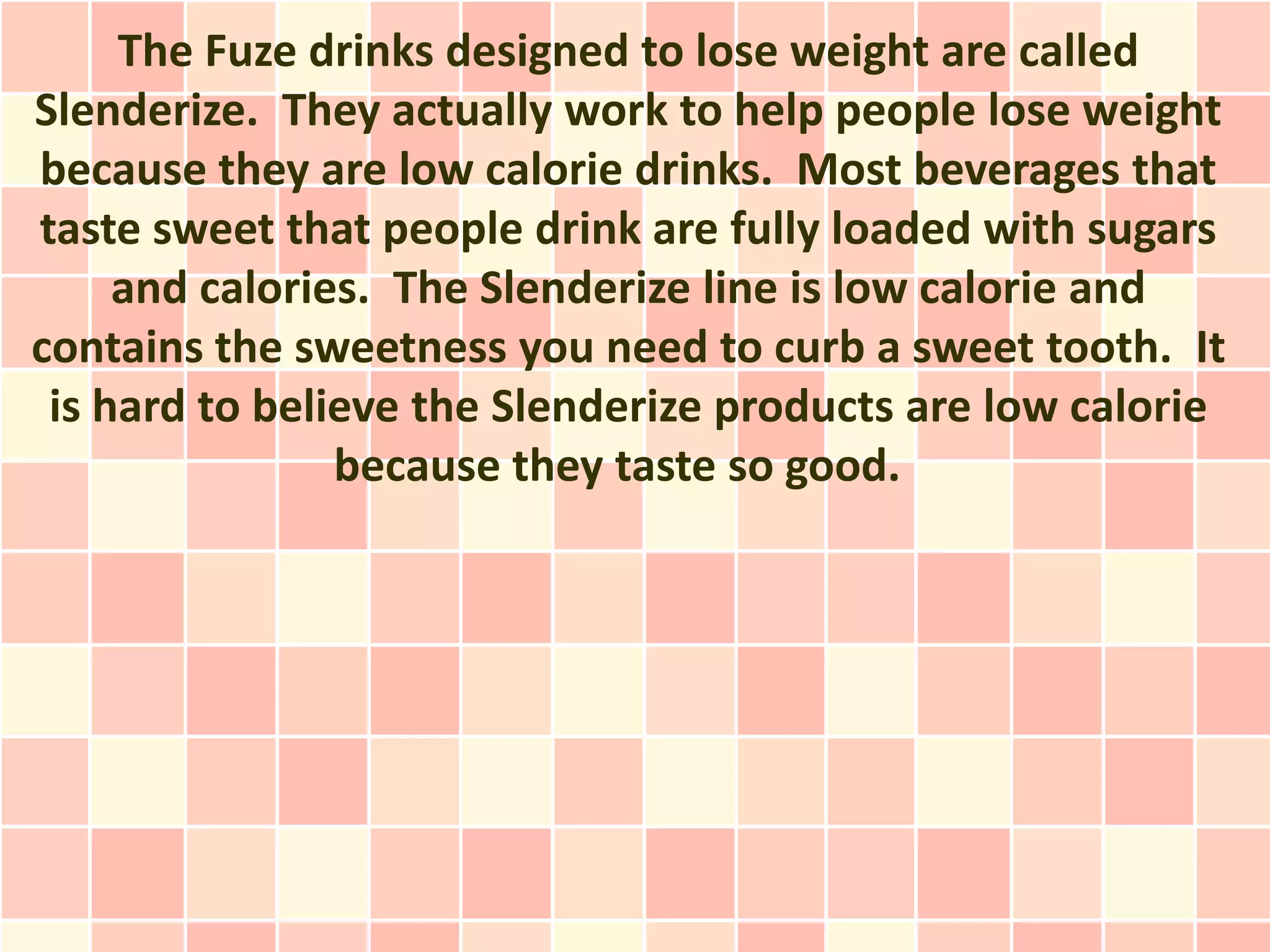 What we Know about Fuze Drinks | PPT