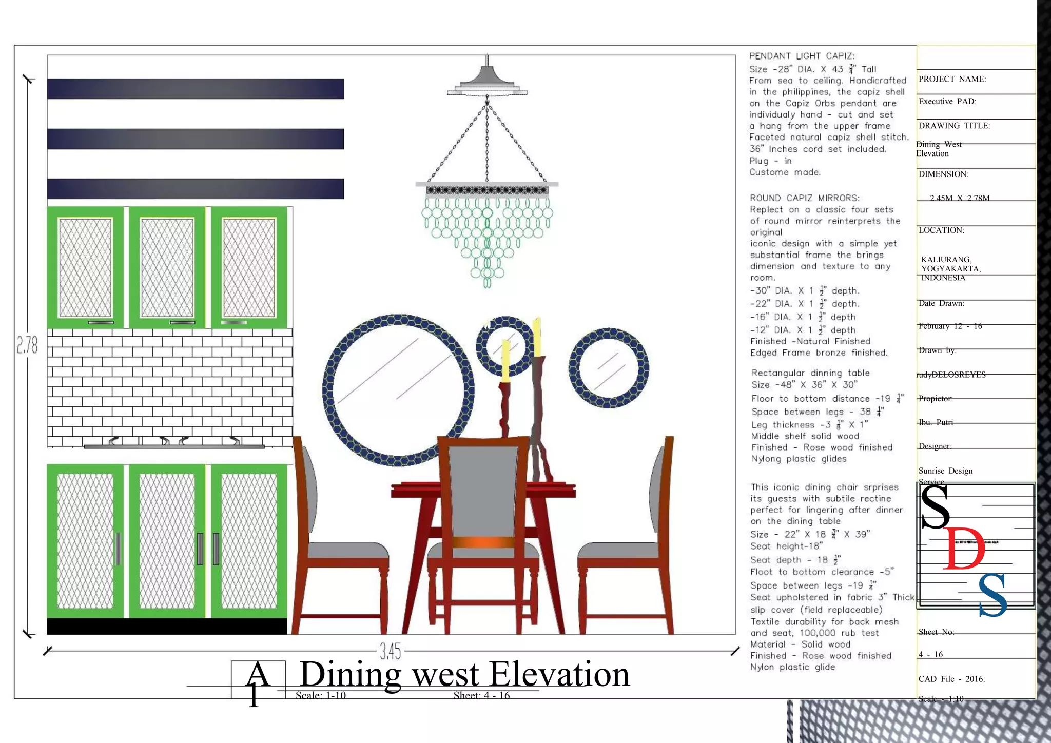 Executive PAD. Interior Project.2016