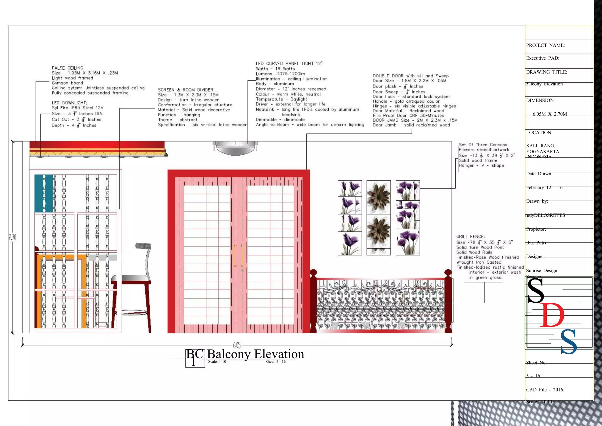 Executive PAD. Interior Project.2016