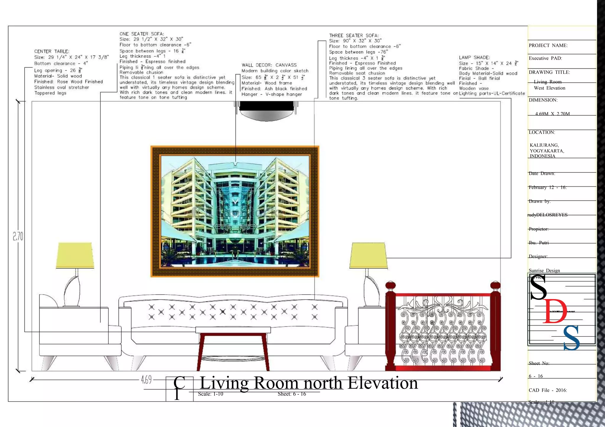 Executive PAD. Interior Project.2016