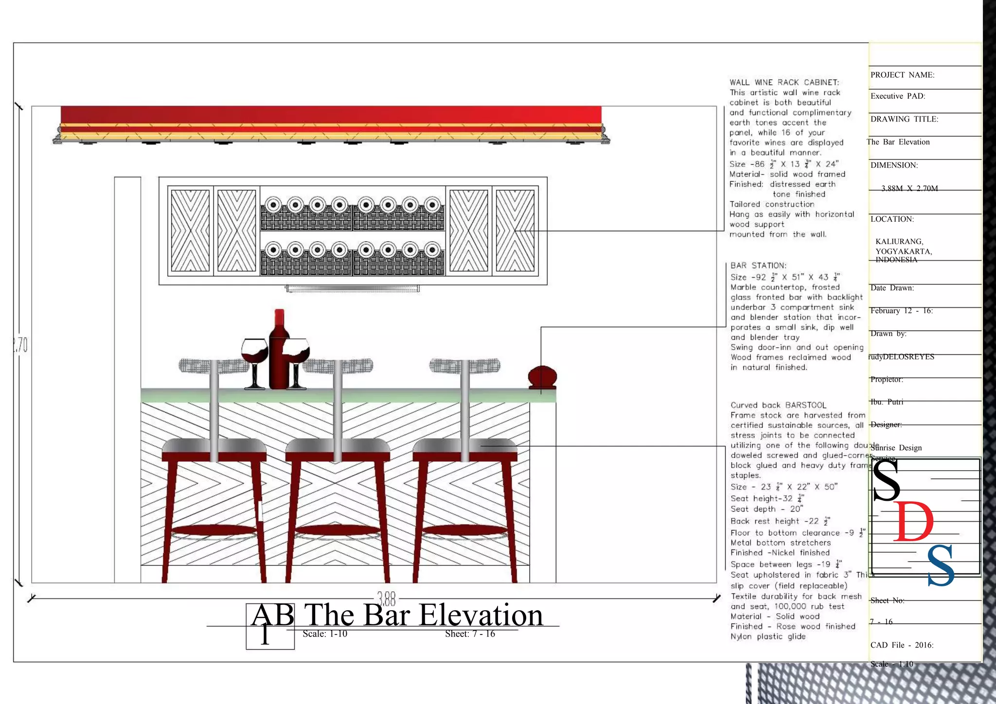 Executive PAD. Interior Project.2016