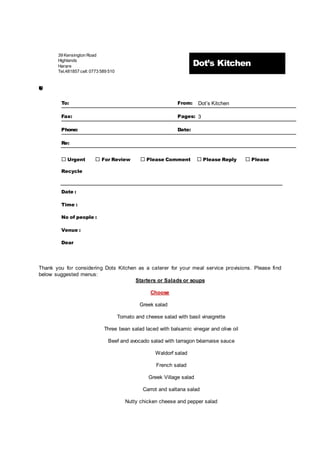 Menu choice option-1 (1) | PDF