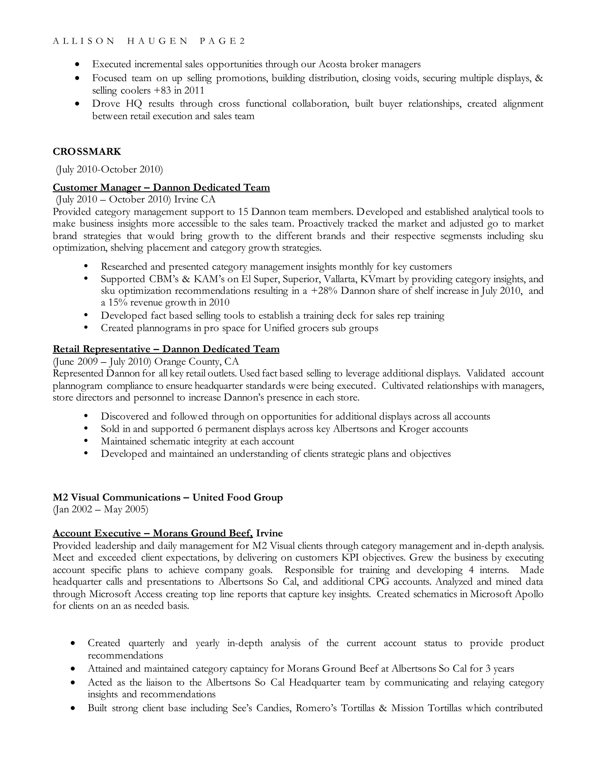 Allison Haugen Resume | DOCX
