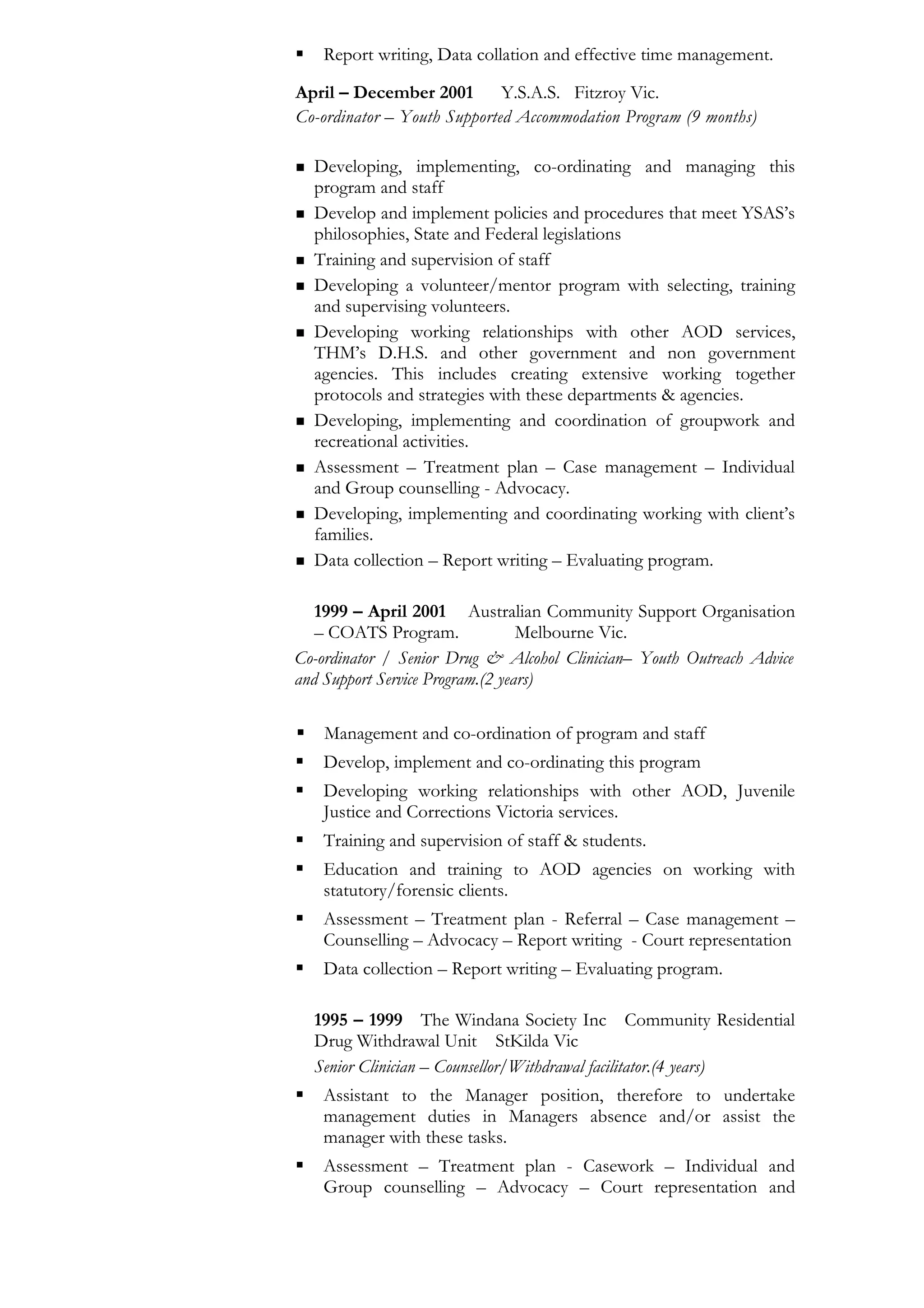 Michael Moran Resume | DOC