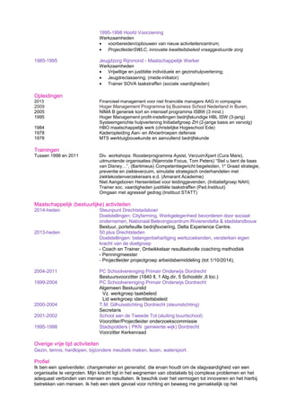 140914 CV Aldert Reinink | PDF