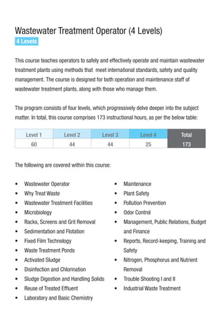 Water Operator Certification Program Brochure | PDF