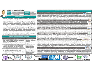 mangesh thorat Quick Profile | PPT