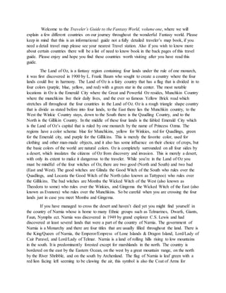 Megan Johnvin, The Fantasy World Map | DOCX