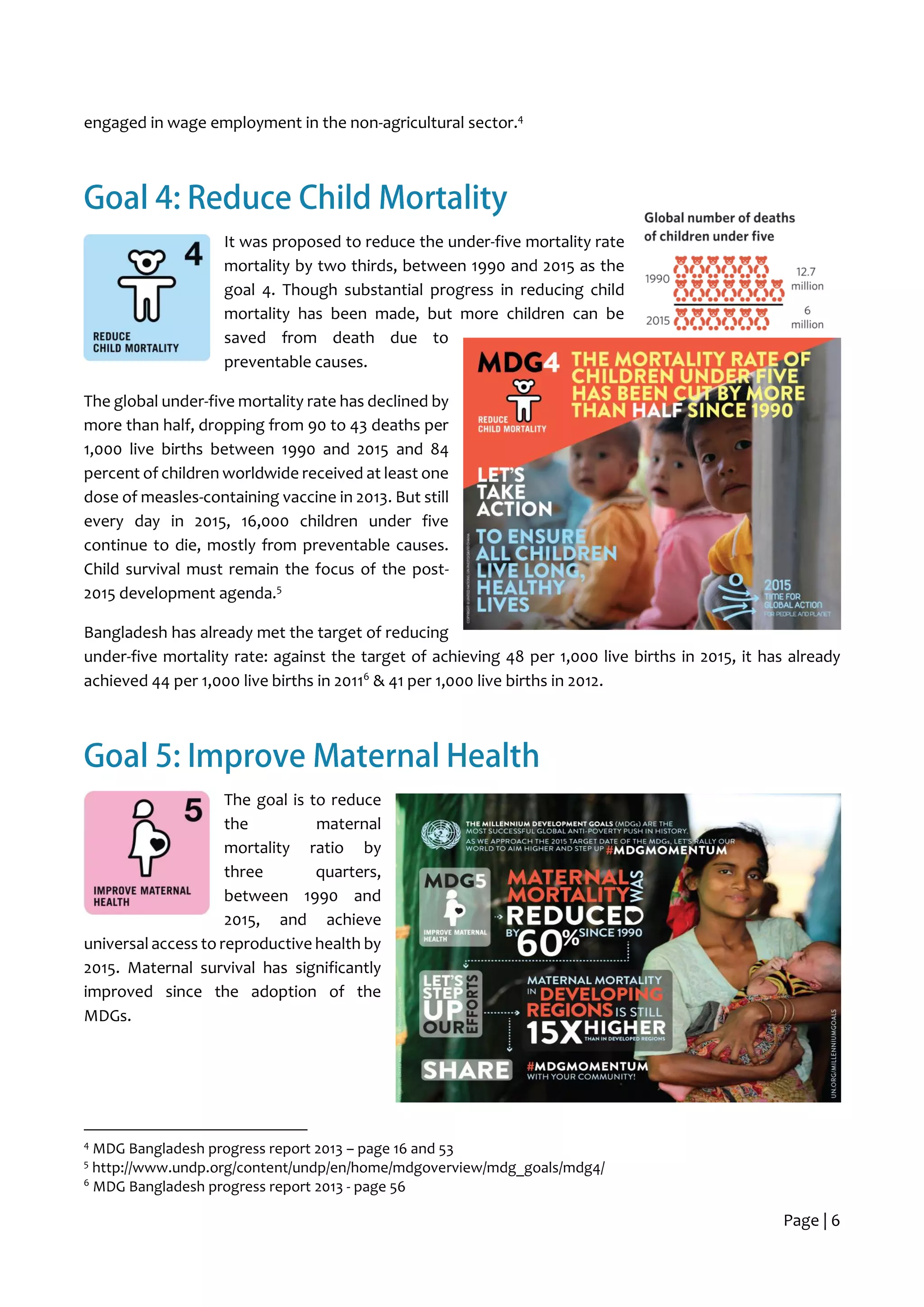 Millennium Development Goal | PDF
