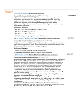 Resume | DOCX | Business | Business and Finance