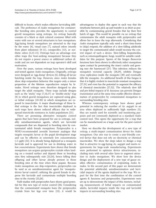 K - 2 Snetselaar et al 2014_Dengue mosquito trap_Parasites&Vectors | PDF