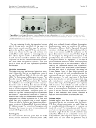 K - 2 Snetselaar et al 2014_Dengue mosquito trap_Parasites&Vectors | PDF