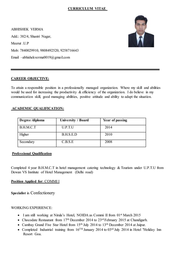 CURRICULUM VITAE | DOCX