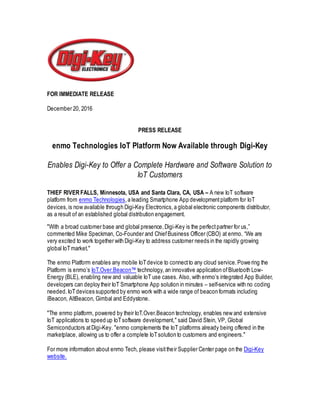 DigiKey announces Global Agreement with enmo Technologies_FINAL.DOCX