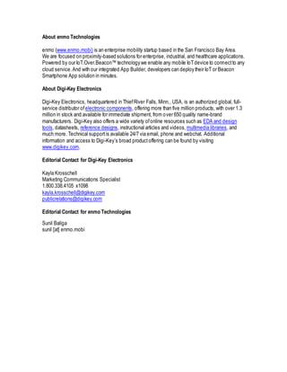 DigiKey announces Global Agreement with enmo Technologies_FINAL.DOCX