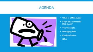 Milk Audit | PPT