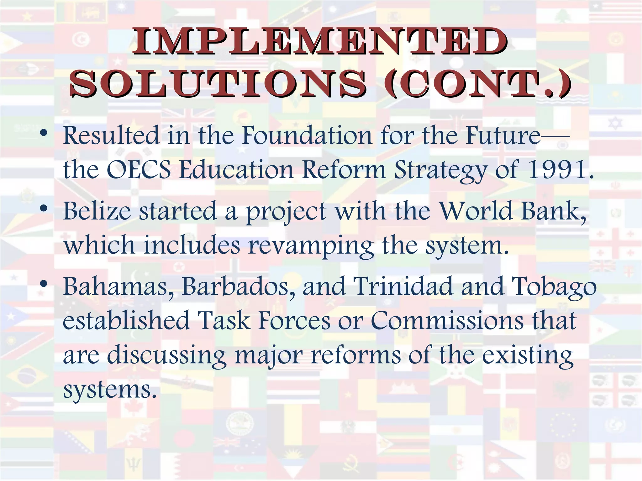 Caribbean education system | PPT