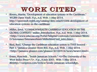 Caribbean education system | PPT