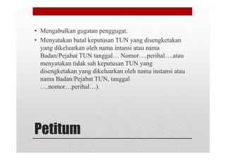 Praktik Tata Usaha Negara | PPT