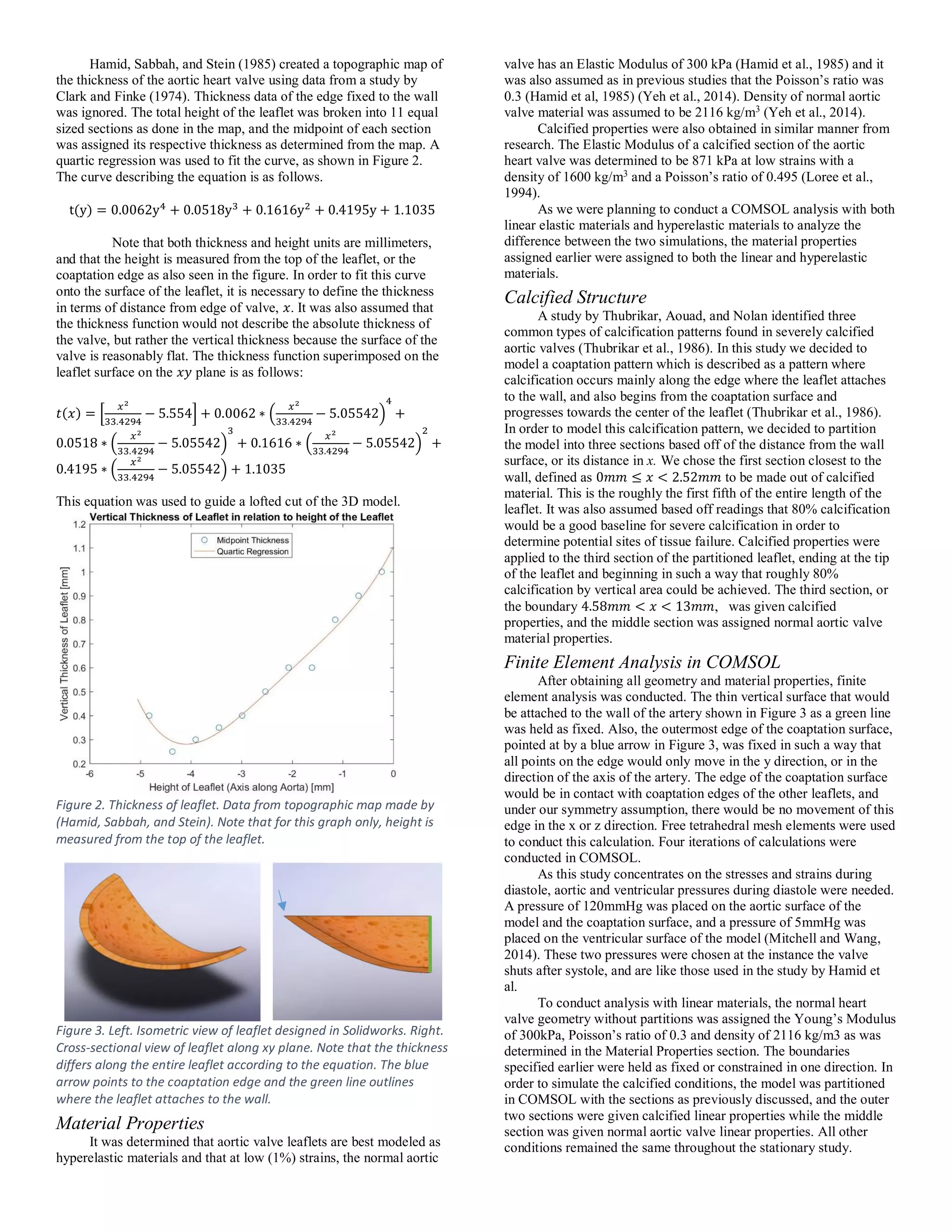 Stress and Deformation Analysis on a Simplified Elliptic Paraboloid ...