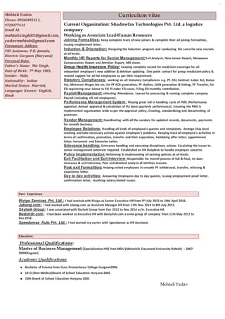 Mehtab Yadav New | PDF