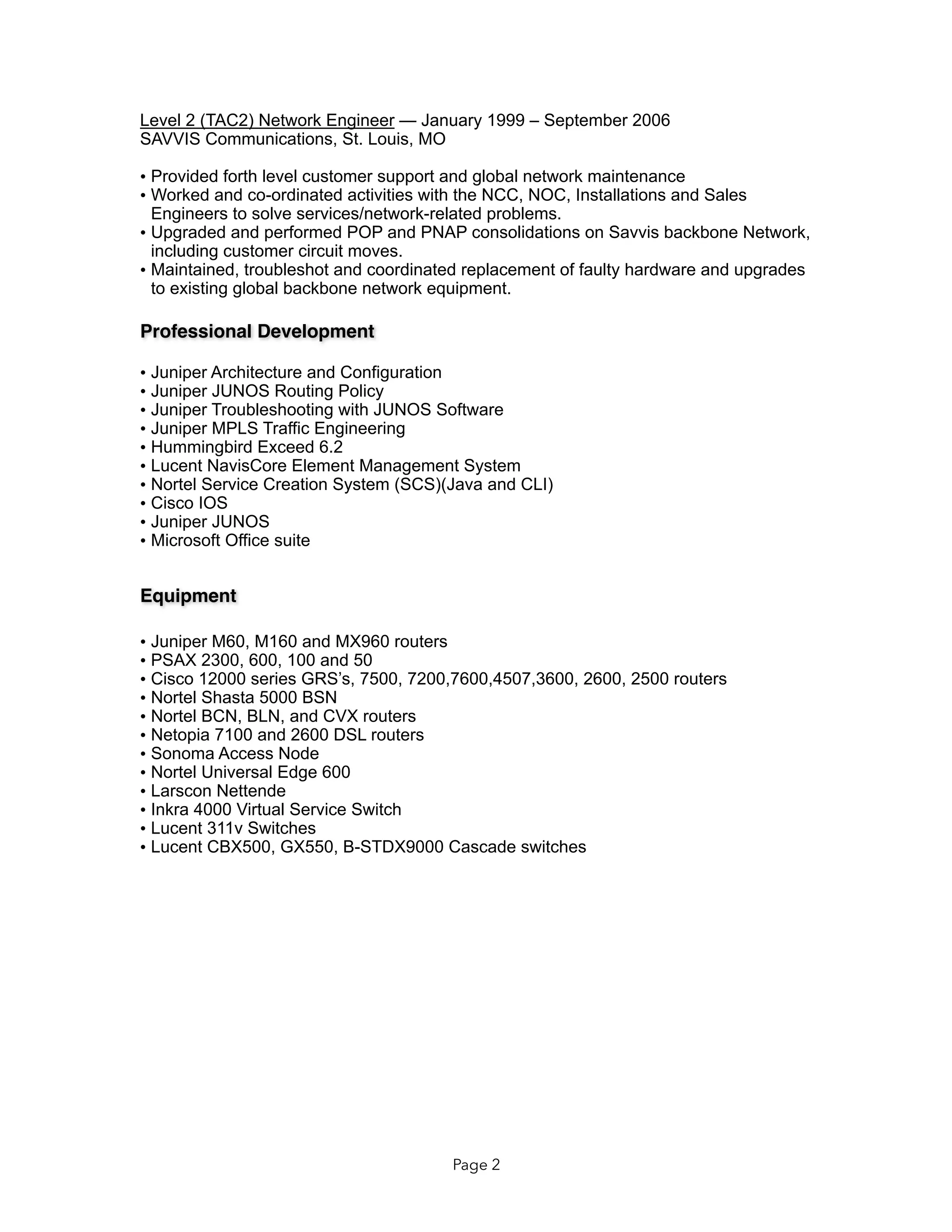 Donald Ruch Resume | PDF