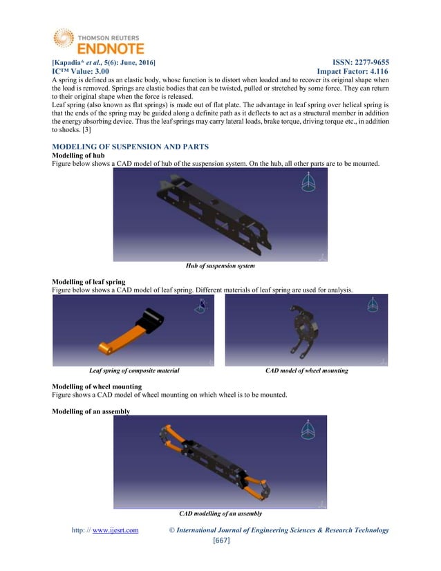 design and analysis of composite leaf spring for light weight vehicle | PDF