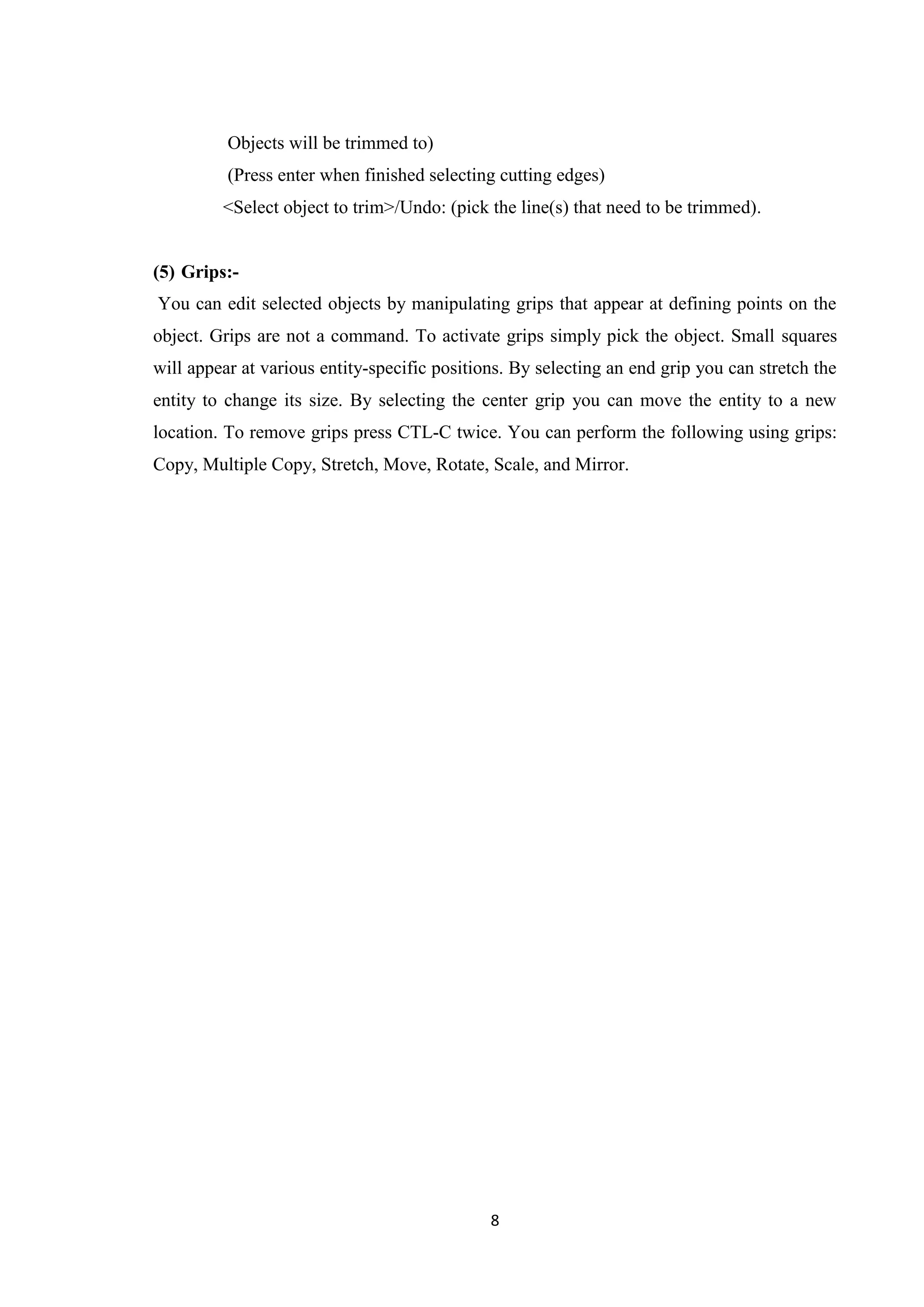 AUTOCAD Report | PDF