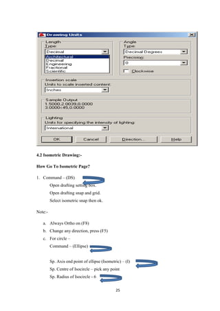 AUTOCAD Report | PDF