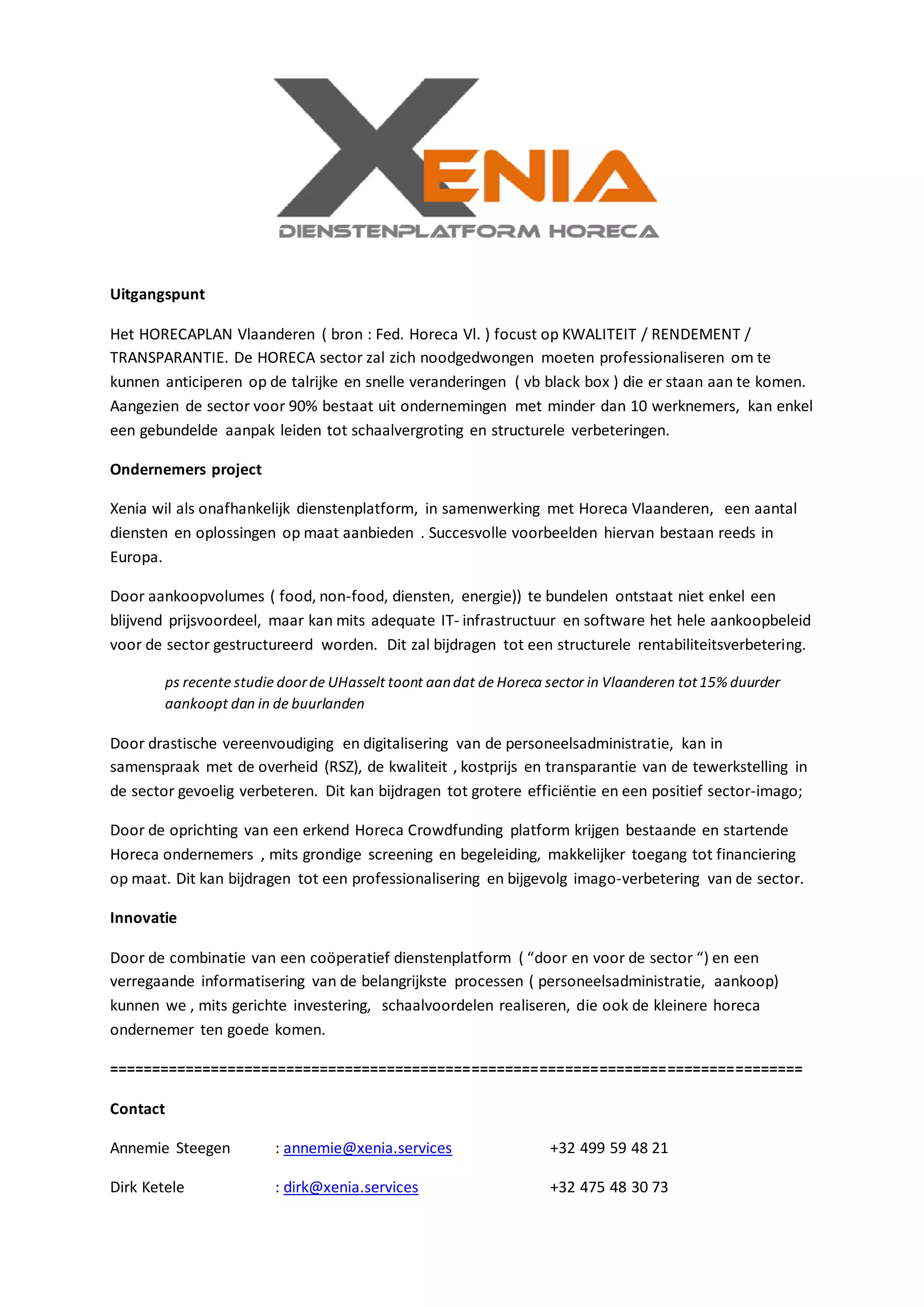 Synthese Xenia project | PDF