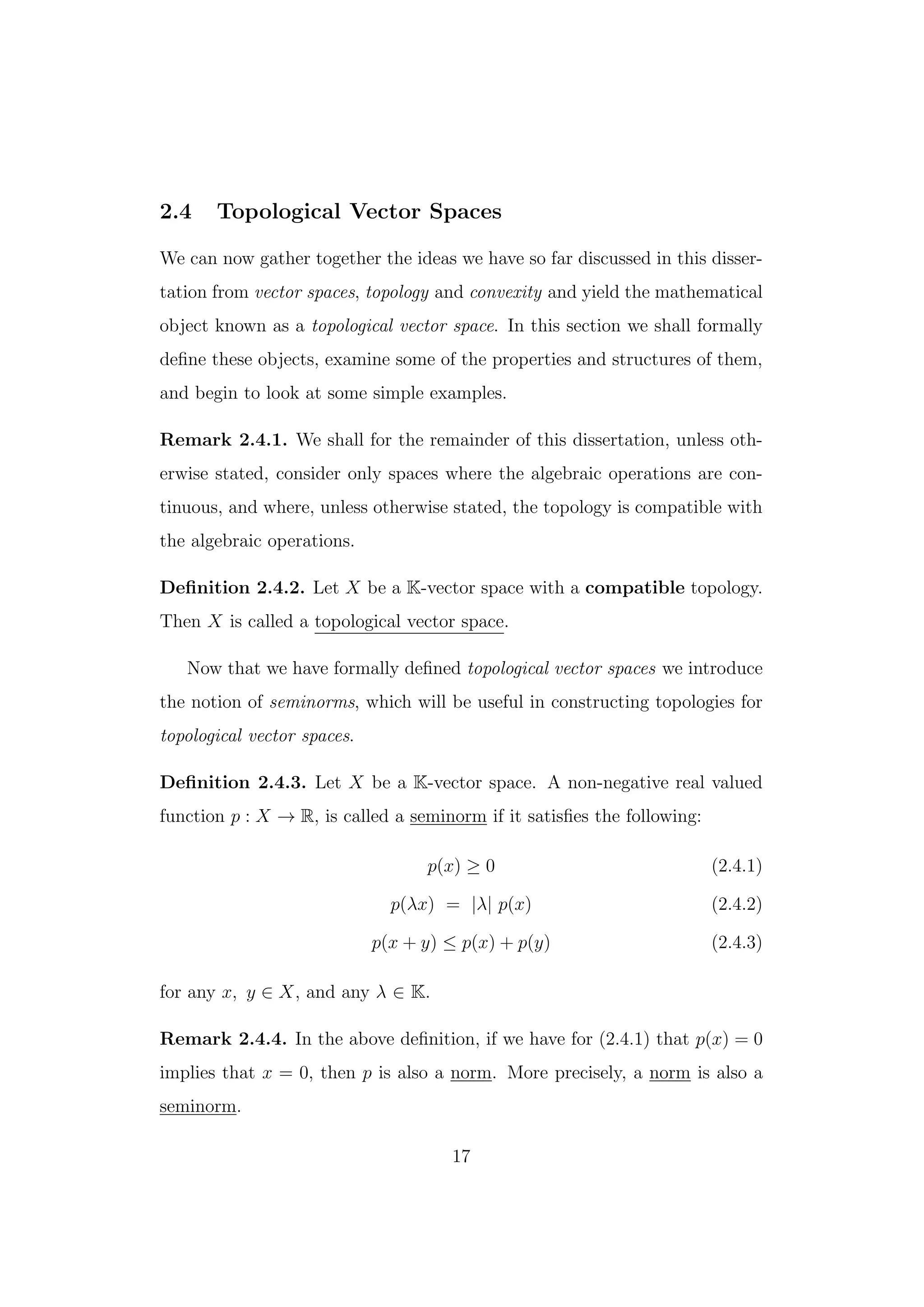 Topological_Vector_Spaces_FINAL_DRAFT | PDF