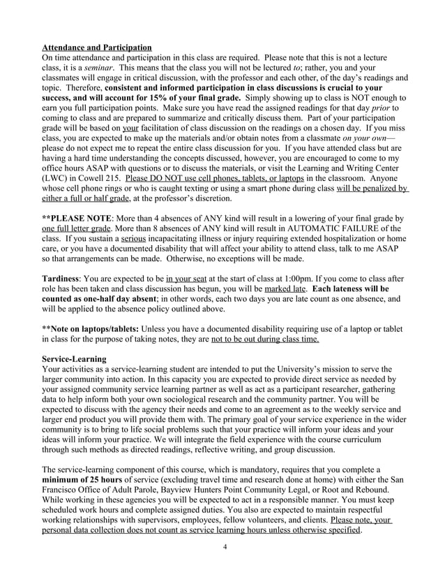 Capstone syllabus F15 | PDF