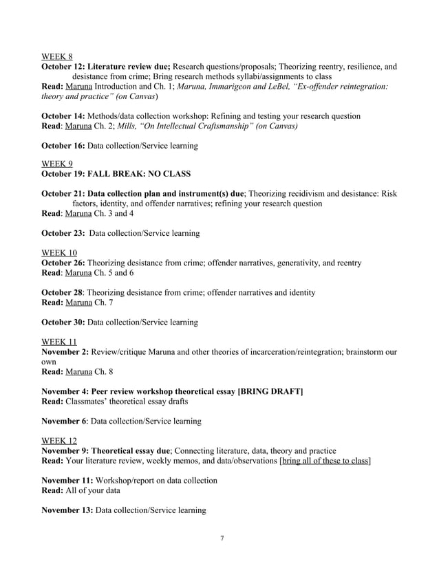 Capstone syllabus F15 | PDF